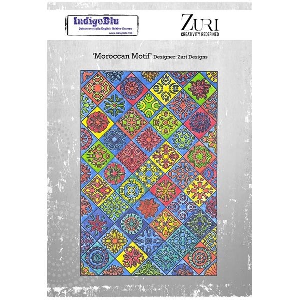 Moroccan Motif Stamp – Zuri Designs Inc